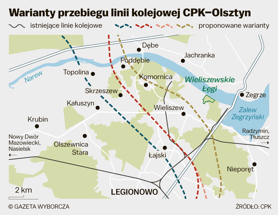 Nowe lotnisko w Baranowie. CPK po protestach ws. dróg i torów zmienia ...