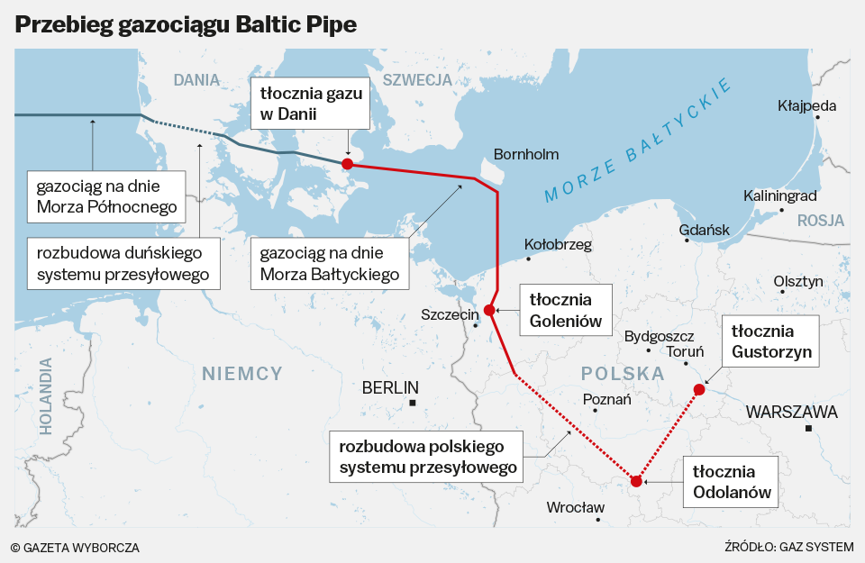 Gazociąg Baltic Pipe otwarty w Goleniowie. Politycy z Polski, Danii, Norwegii i UE zgodnie: To ...