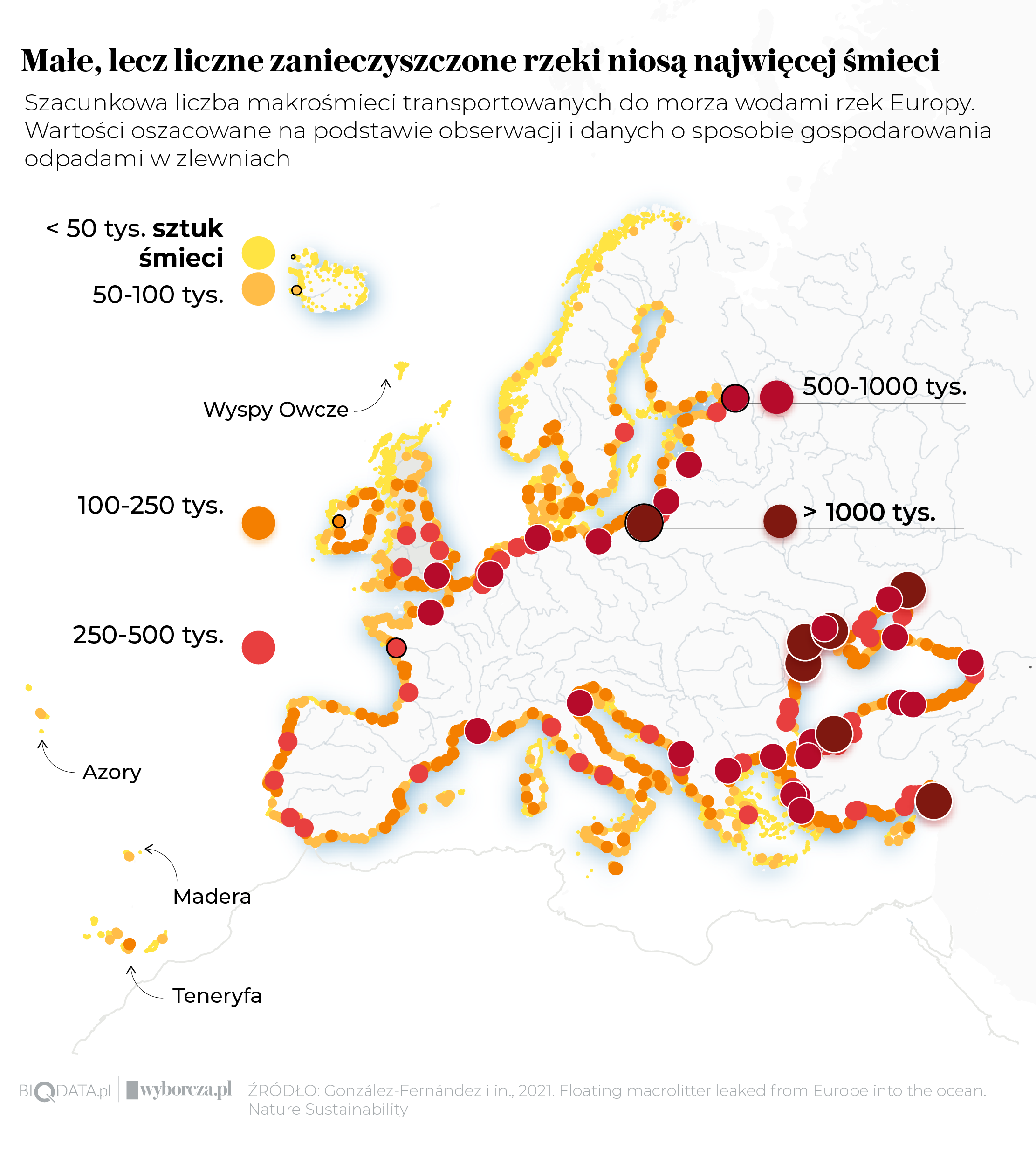 Najbardziej zaśmiecone rzeki Europy. Polska niestety w czołówce