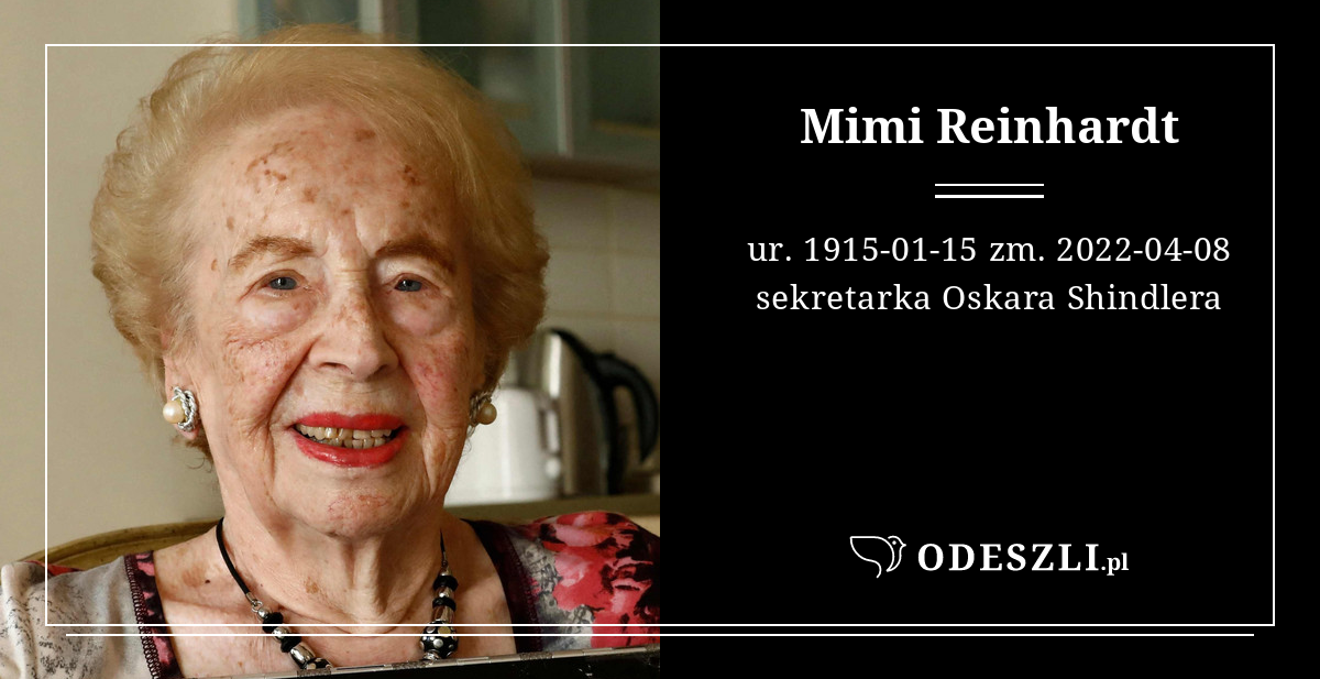 Mimi Reinhardt - Miejsca Pamięci | Odeszli.pl